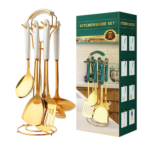 Stainless Steel Utensil Kitchen Cooking Tools 6pcs Set Kitchen – The ...