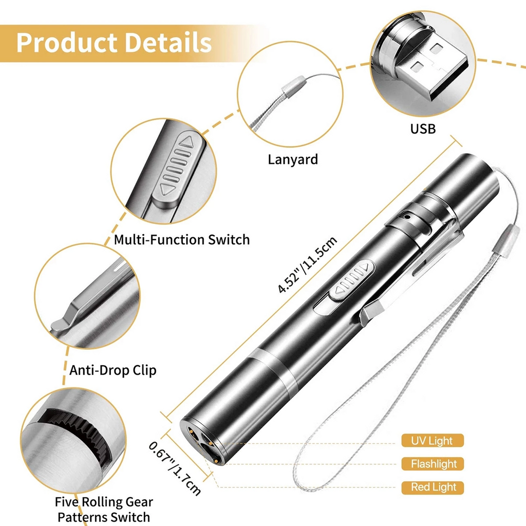 Pet Training Exercise Tool Cat Toys LED Pointer – HOMESHOP